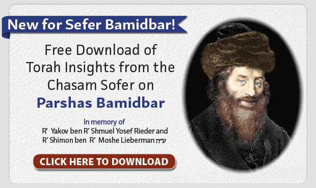 Torah Insights from the Chasam Sofer on Parshas Bamidbar – The Official ...