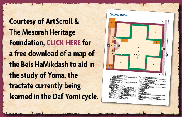 FREE DOWNLOAD! The Map of the Beis HaMikdash! – The Official ArtScroll Blog